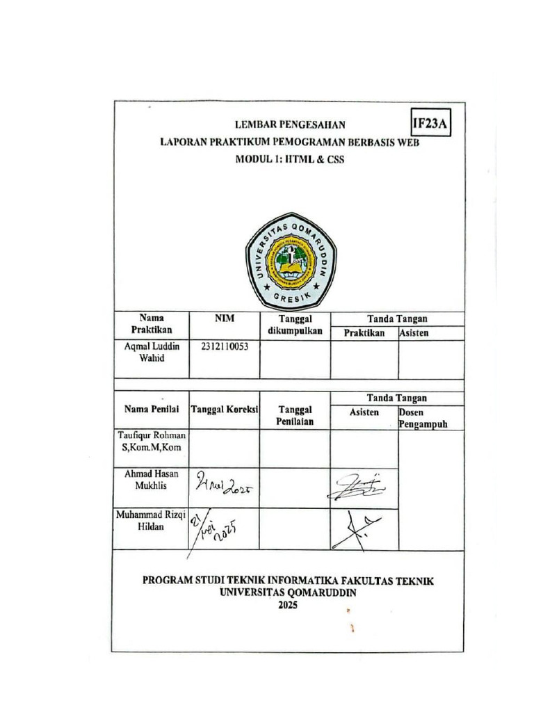 Pemograman Berbasis Web Dalam Materi Dasar Dasar HTML | PDF