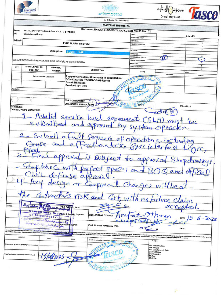Elec Ms 05 Rev 02 Fire Alarm B Code | PDF