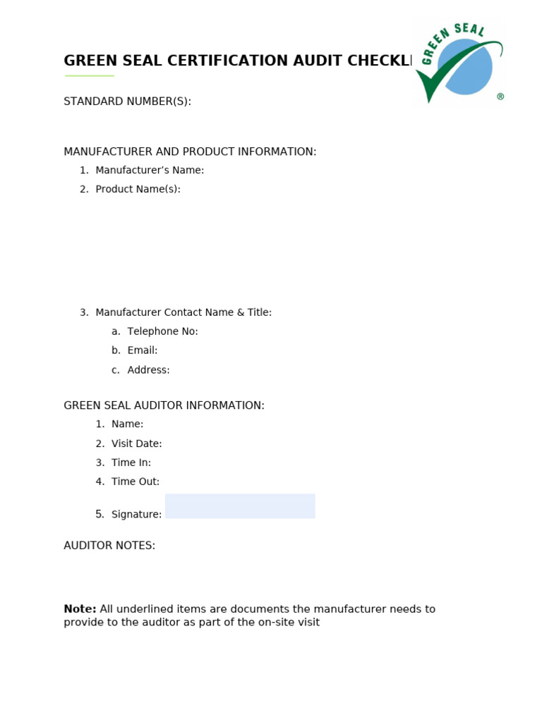 AuditChecklist Updated 4.30.19 | PDF | Audit | Regulatory Compliance