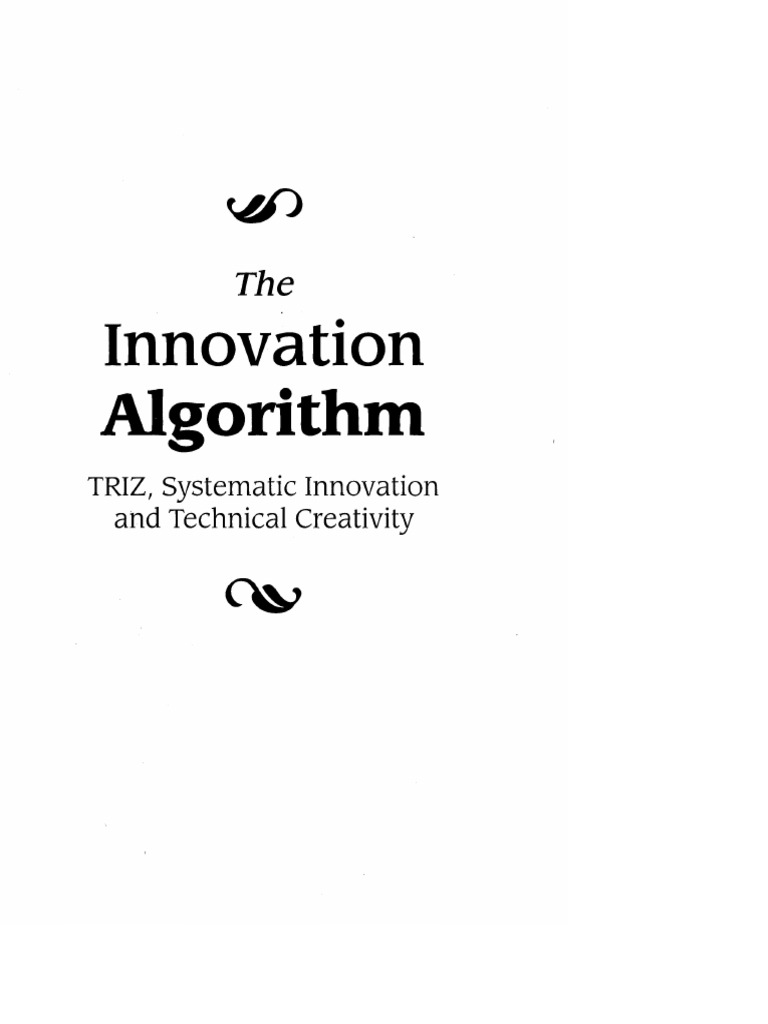 The Innovative Algorithm | PDF