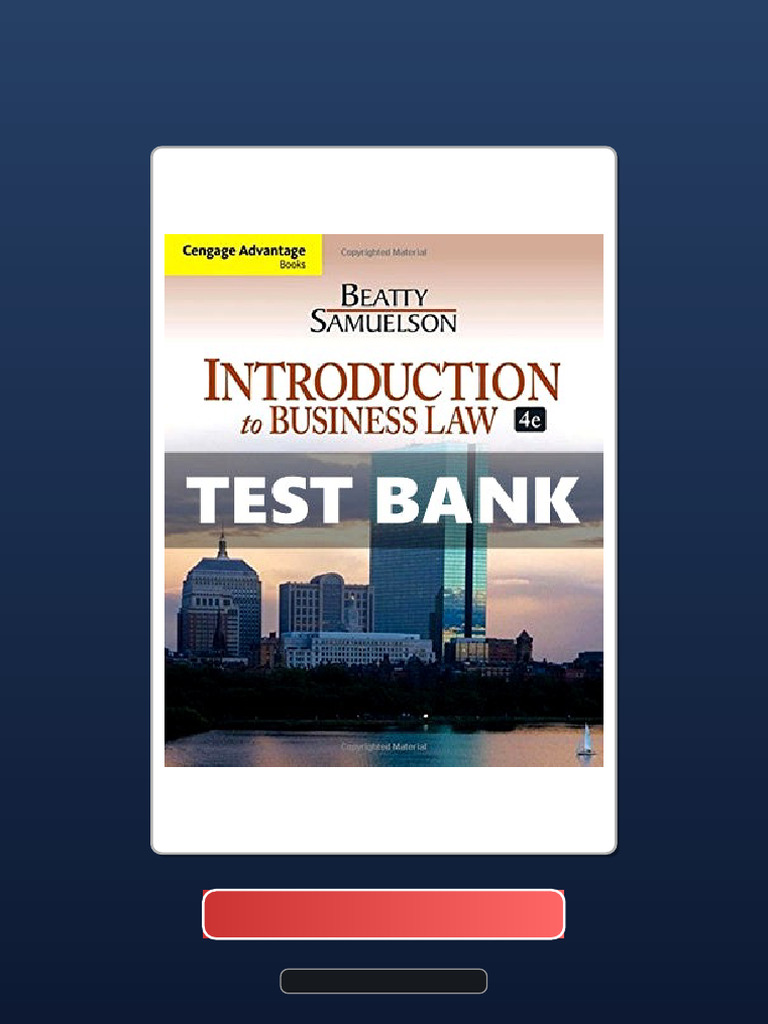 Cengage Advantage Books Introduction To Business Law 4 Ed Beatty Ebook ...