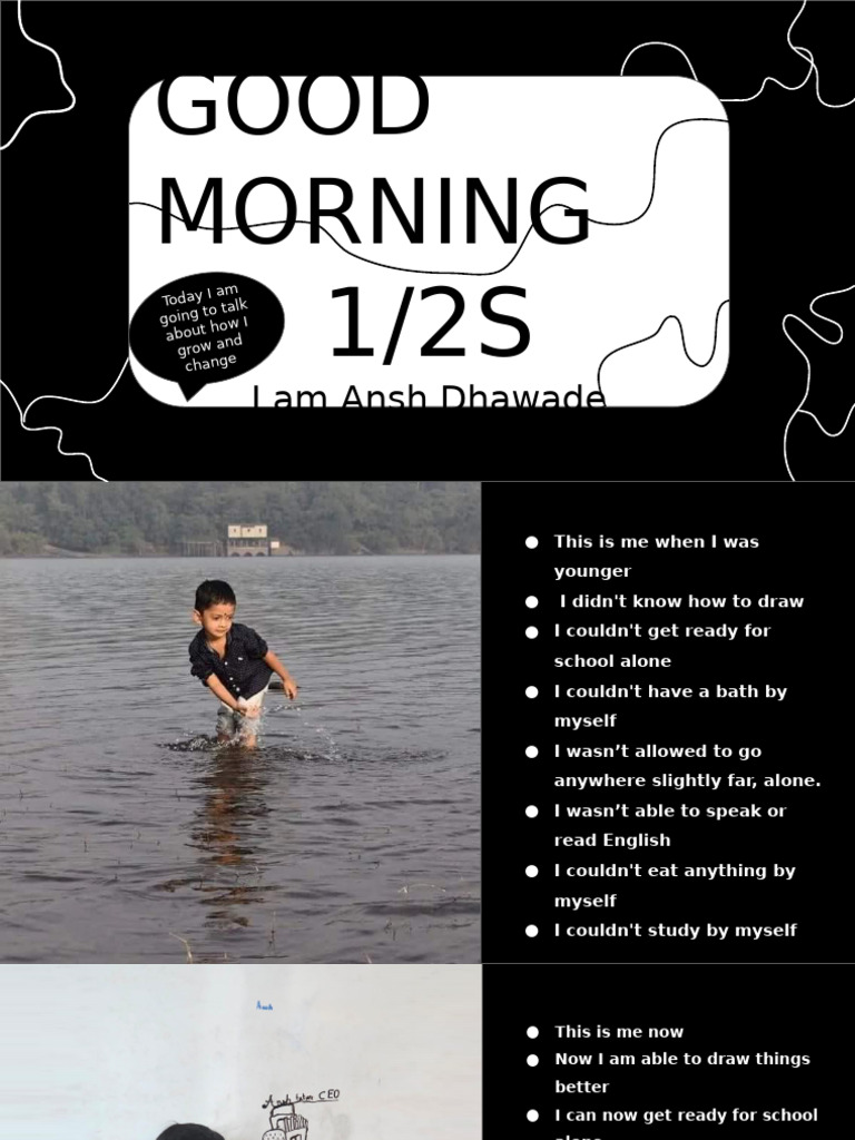 Ansh Topic Talk-Young Vs Big Methis Is An Powerpoint Aimed at Kids | PDF