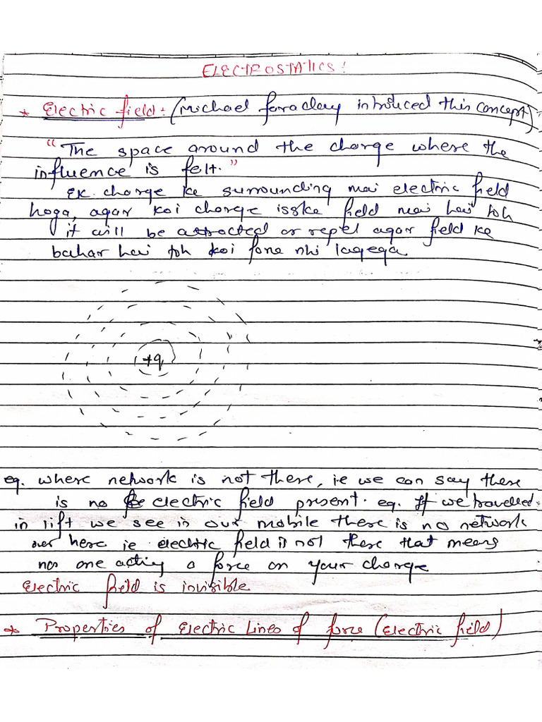 Electrostatics | PDF
