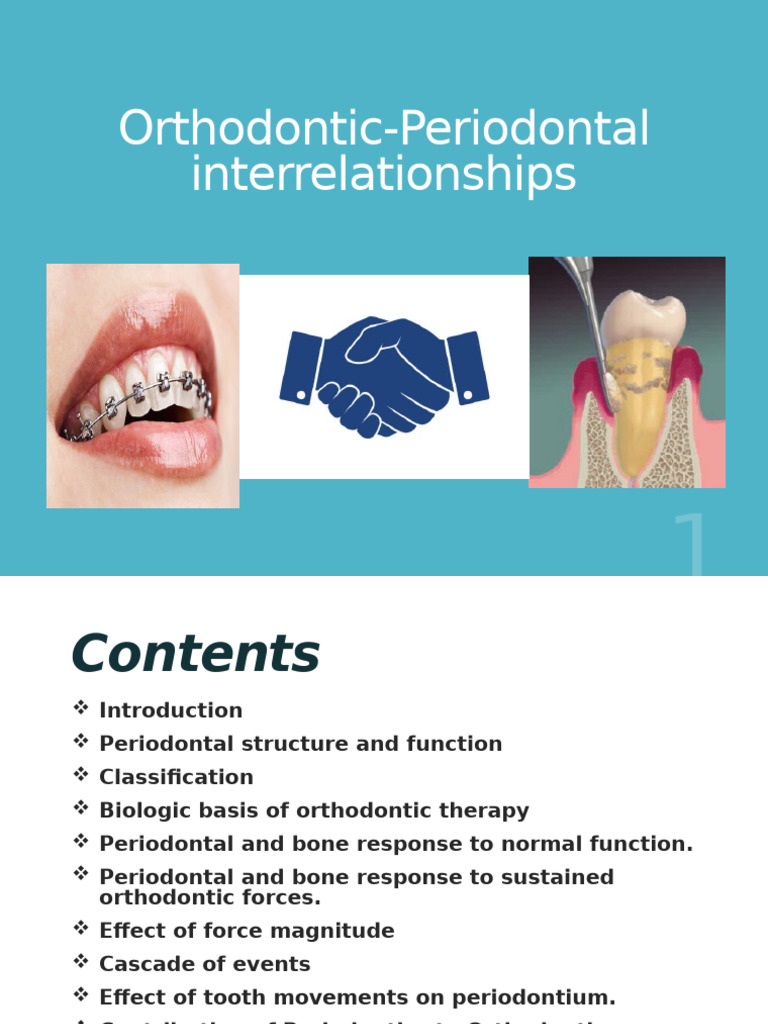 15 Ortho Perio Interrelationships | PDF | Periodontology | Orthodontics