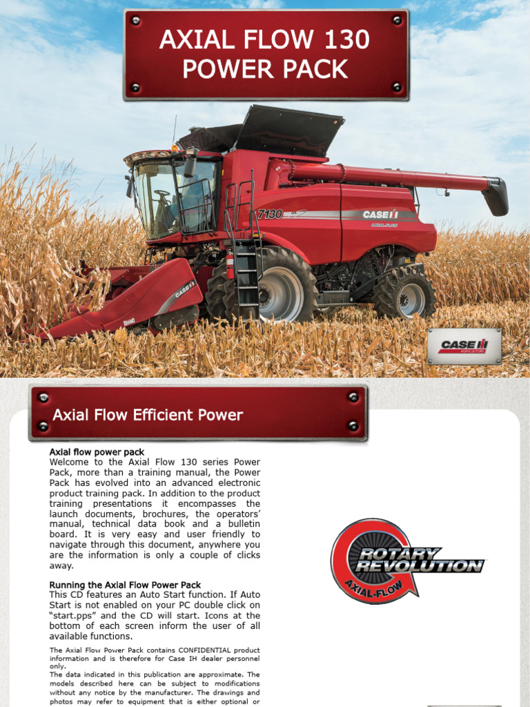 Axial Flow 130 Power Pack Overview | PDF | Tire | Horsepower