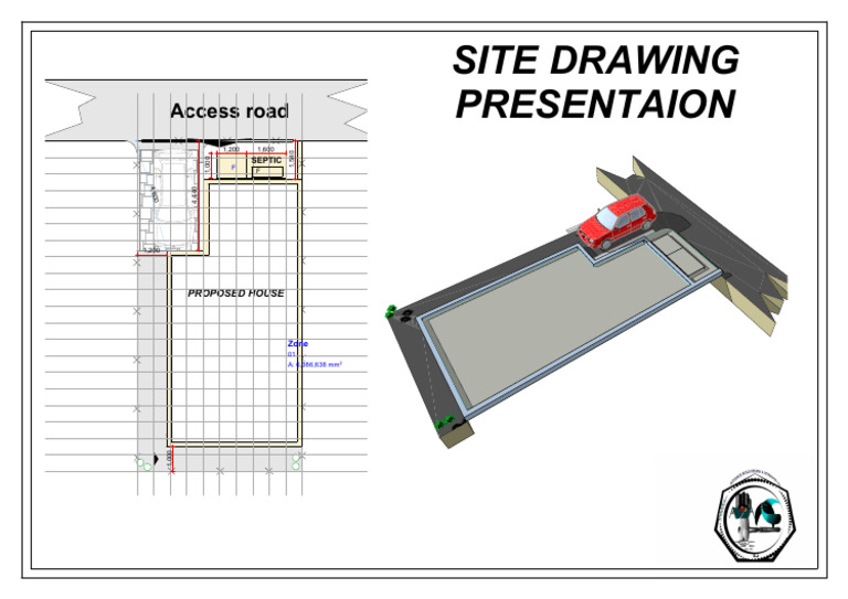 Site Drawing for Proposed House Layout | PDF