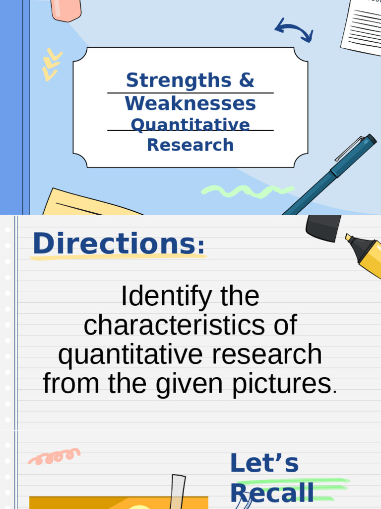 2 Strengths Weaknesses Quantitative Research | PDF | Quantitative ...