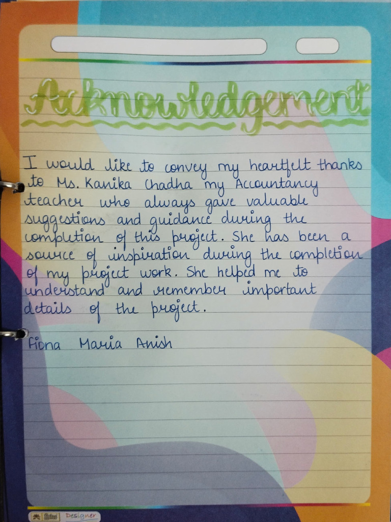 Accountancy Project File | PDF