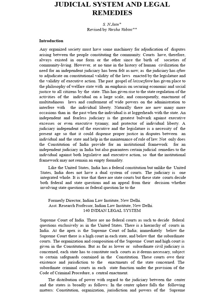 Judicial System and Legal Remedies | PDF | Magistrate | Appeal