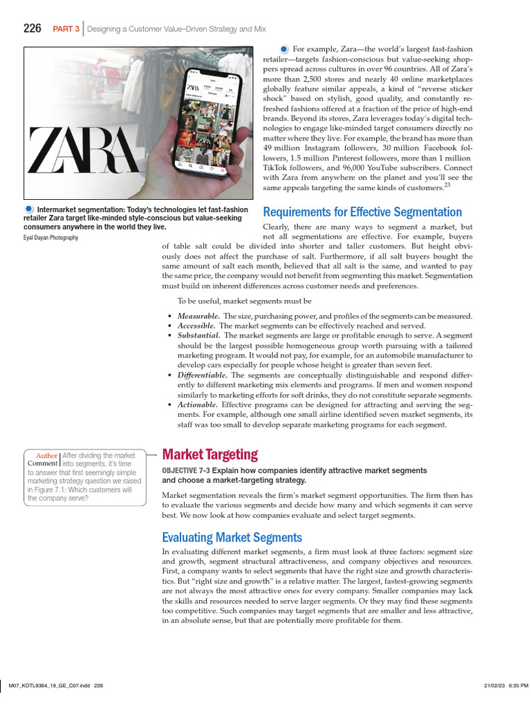 Principles of Marketing Global Edition - (Requirements For Effective ...