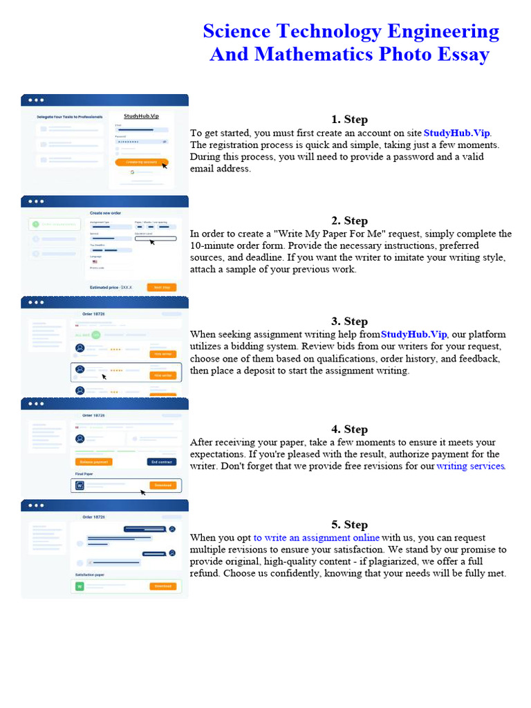 Science Technology Engineering and Mathematics Photo Essay | PDF | Cell ...