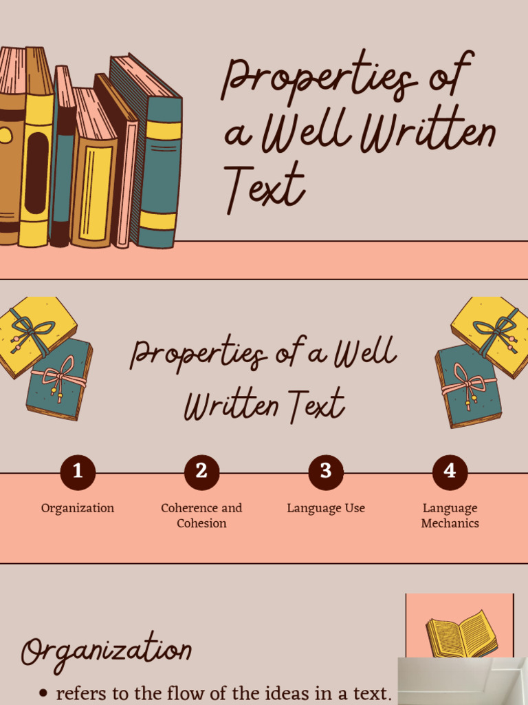 Properties of A Well Written Text | PDF | Acronym | Paragraph