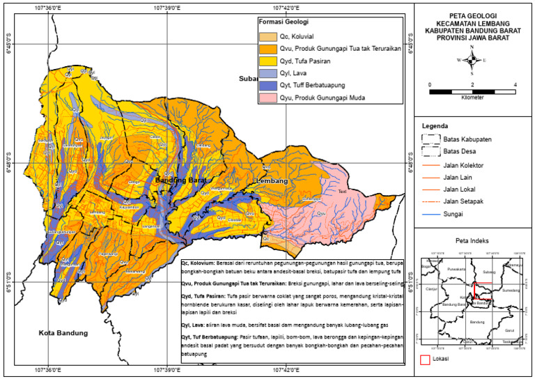 Peta Geologi Lembang | PDF