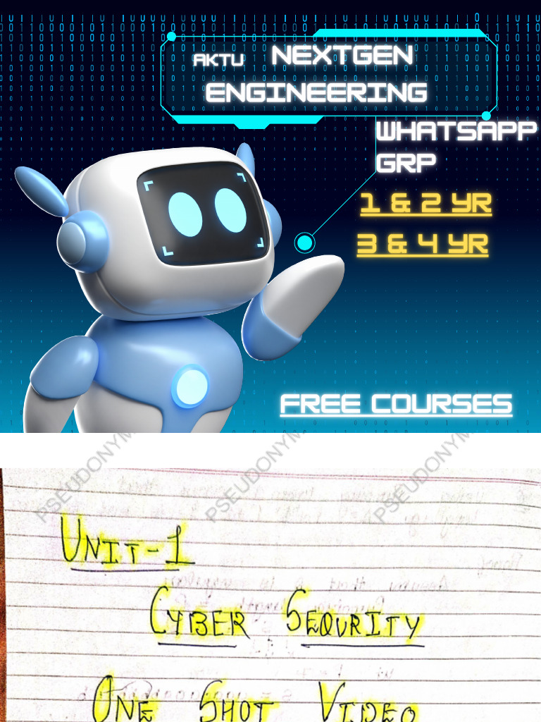 Cyber Security All Unit by Multi Atoms by Pseudonymous | PDF