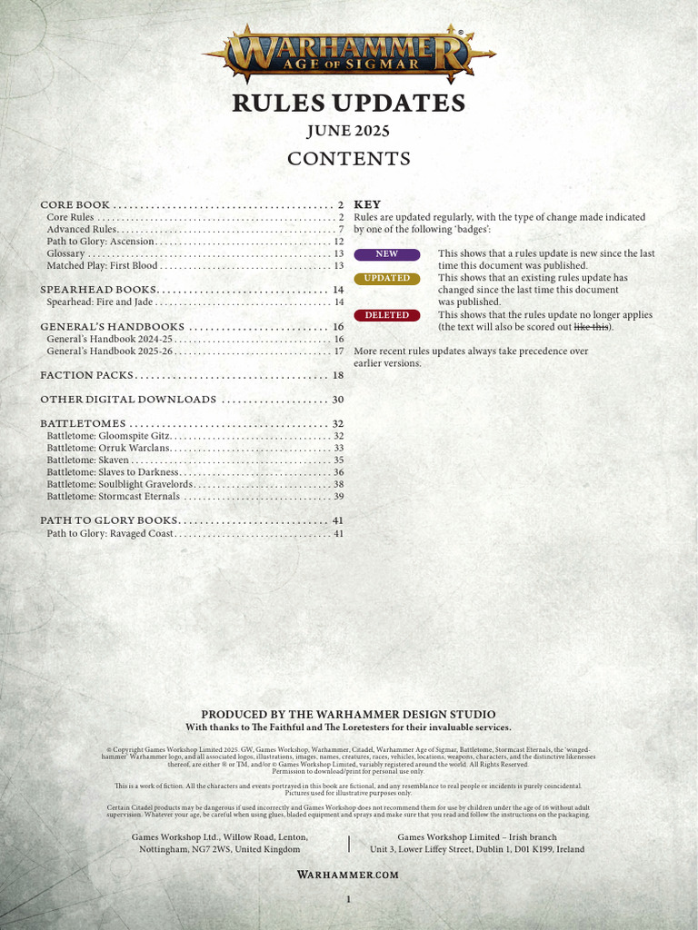 Eng Jun25 Aos Core&Key Rules-updates-sy1pargxen-Osgmc3syi1 | PDF ...