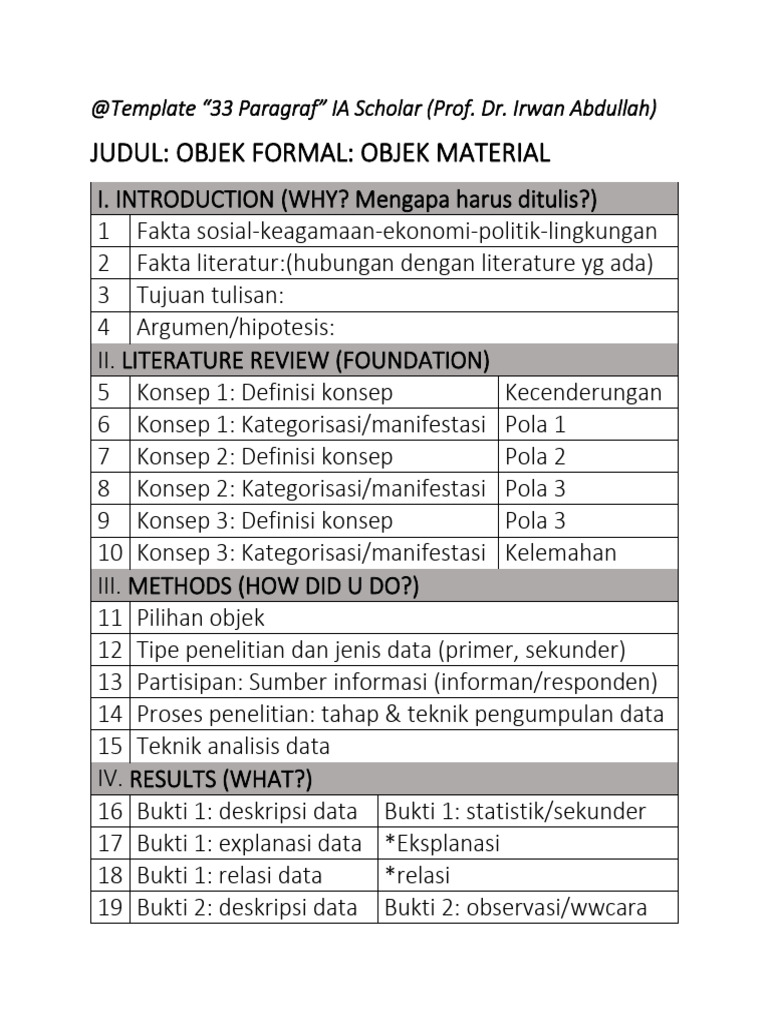 Panduan Format IMRAD untuk Penelitian | PDF