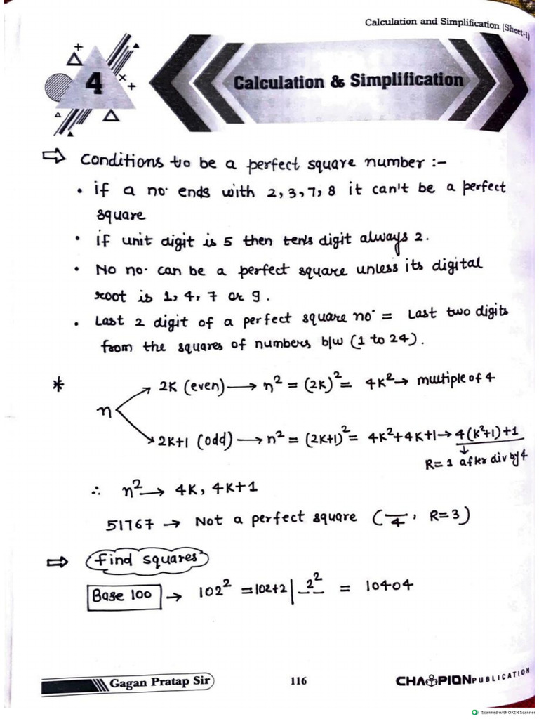 Calculation and Simplification | PDF
