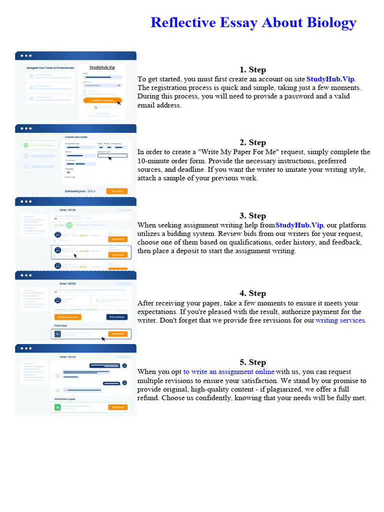 Reflective Essay About Biology | PDF | Efficient Market Hypothesis