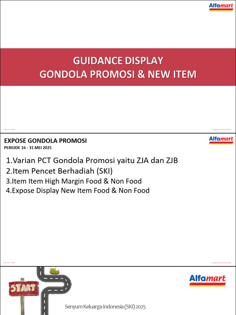 Gondola Promosi Mei 2025 Guidance | PDF