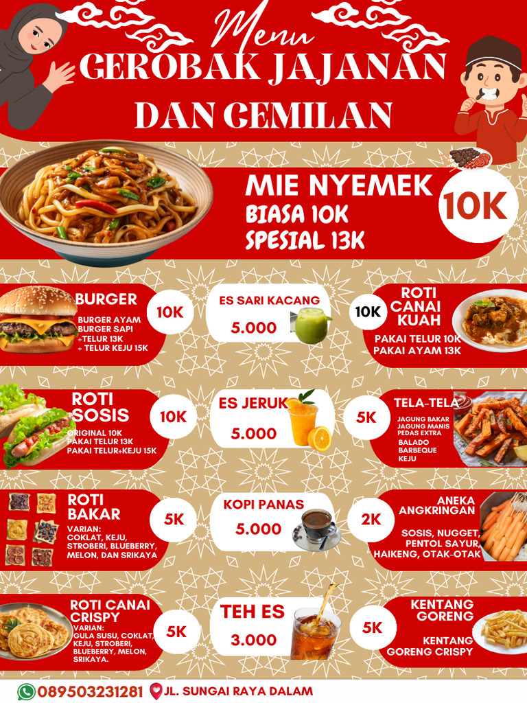 Merah Batik Menu Tradisional Nusantara | PDF
