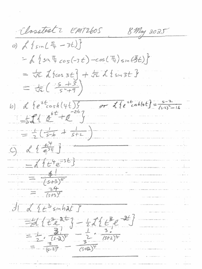 Solutions CT2-10 May 2024 | PDF