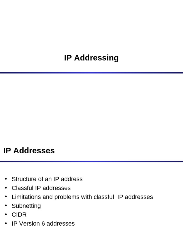Understanding IP Addressing and Subnetting | PDF | Ip Address | Routing