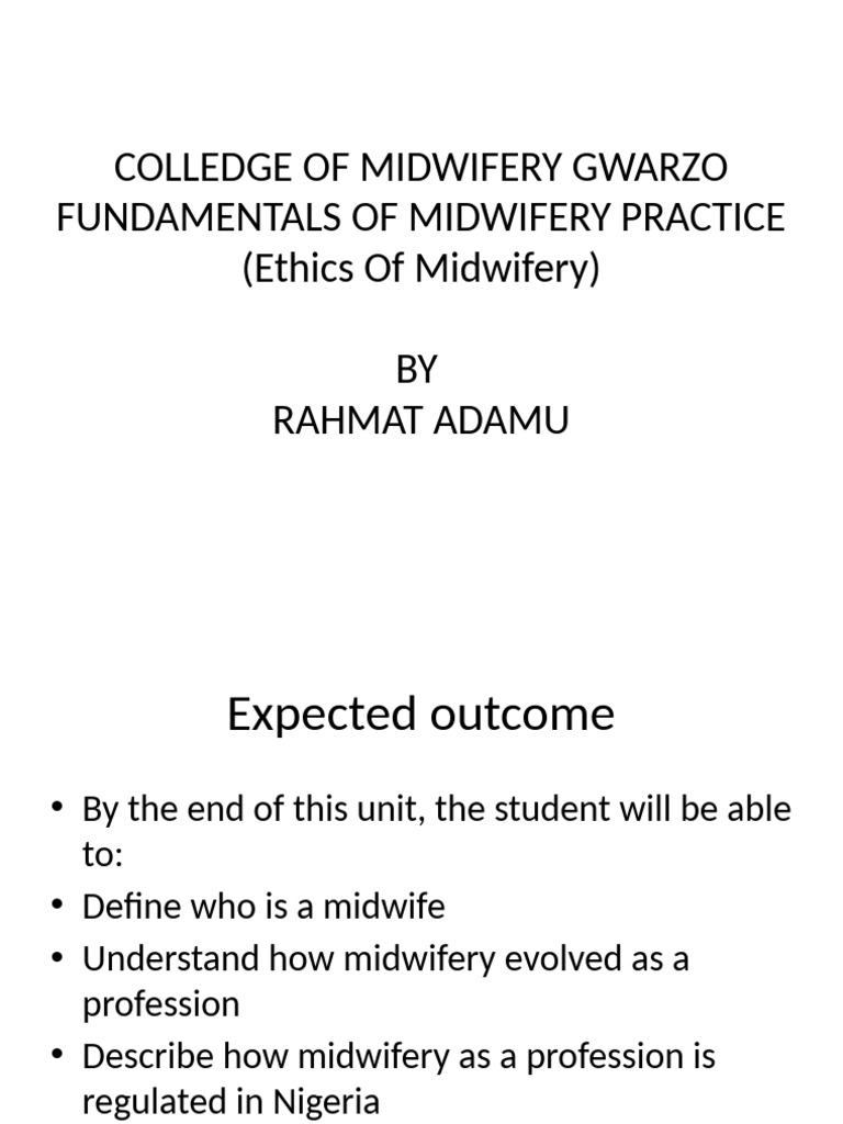 Fundamentals of Midwifery | PDF | Midwife | Midwifery