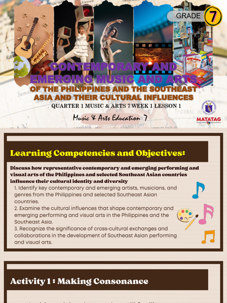 q1 PPT Music and Arts 7 Week 1 Lesson 1 2 | PDF