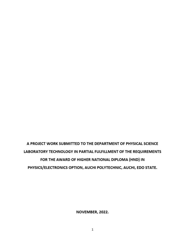 Design and Construction of 4400mah Power Bank | PDF | Direct Current ...