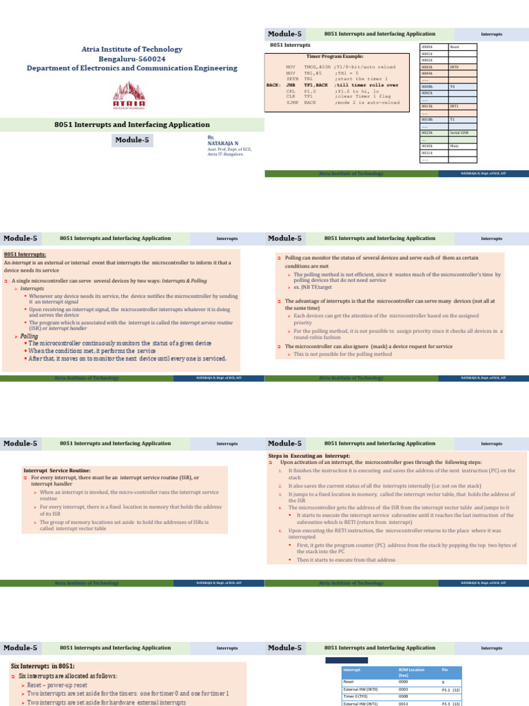Module5 1 Merged | PDF | Microcontroller | Computing