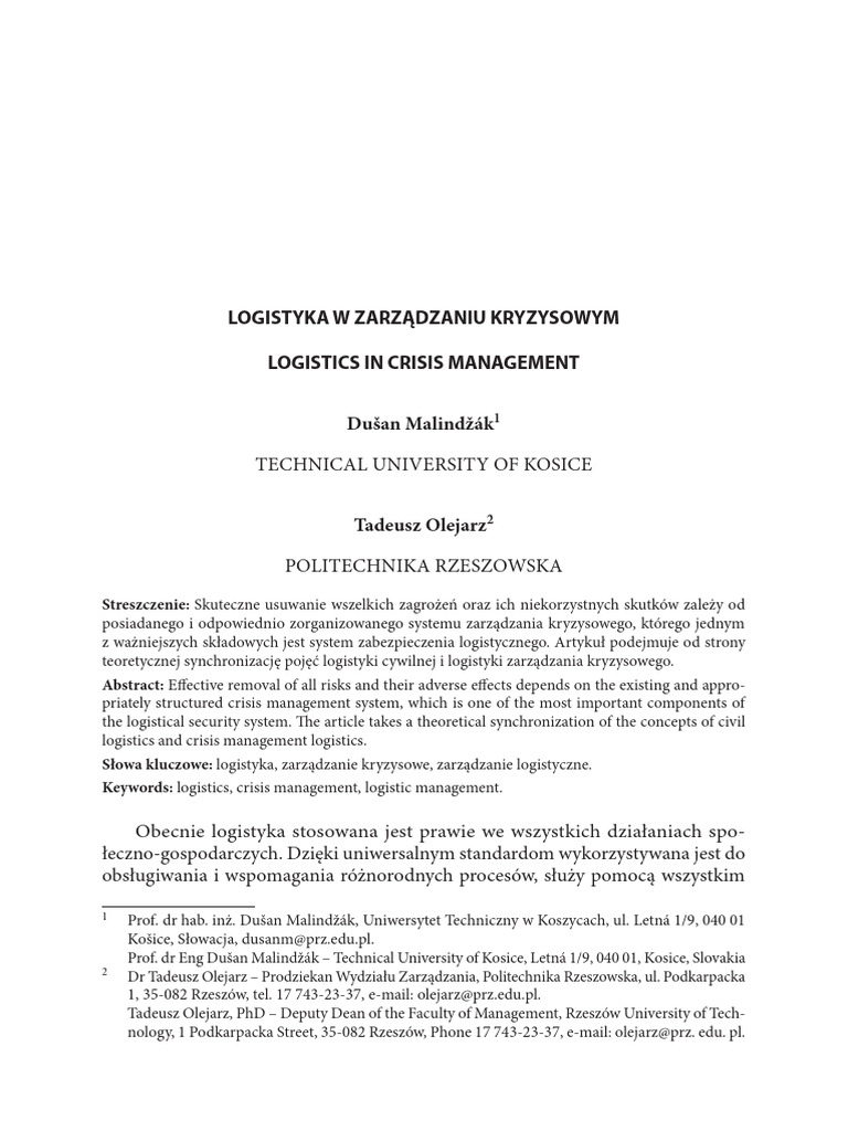 8 - Malind Ák - Logistyka W Zarz Dzaniu | PDF