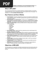 MPLADS Guidelines 2023 Overview | PDF | Government Of India | Government