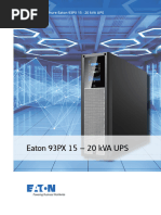 Eaton 93t Ups Datasheet | PDF | Alternating Current | Electricity