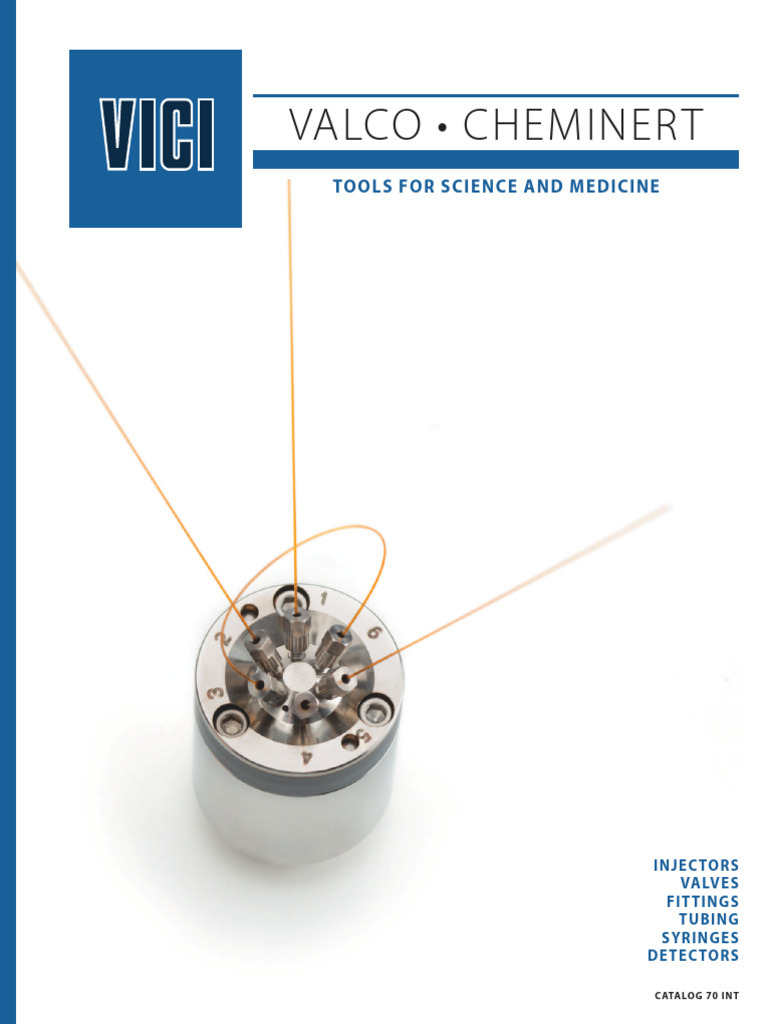 VICI Valco Cheminert Catalog 70INT Catalog-300 Dpi - Compressed | PDF ...