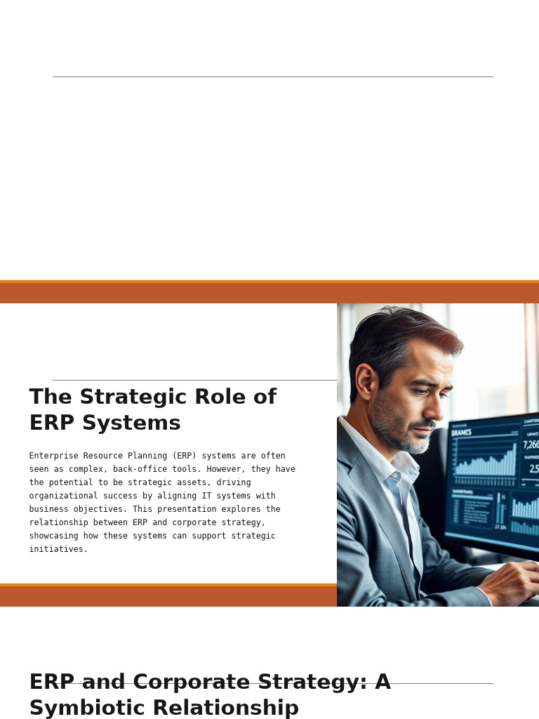 The Strategic Role of ERP Systems | PDF | Enterprise Resource Planning ...