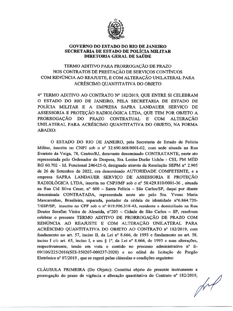 Termo Aditivo 04 | PDF