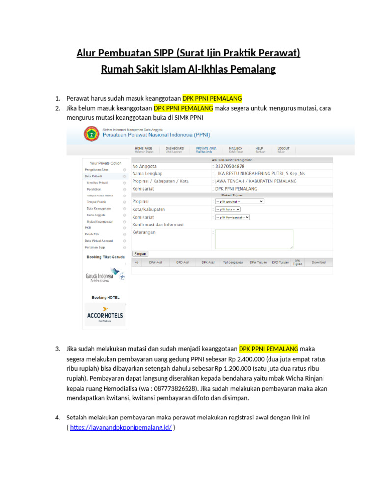 Alur Pembuatan SIPP | PDF