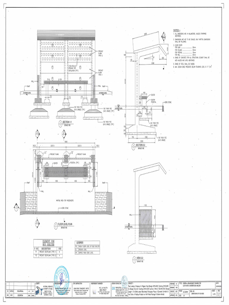 858 - Bus Shelter Drawings | PDF