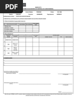 Anexo 13 - Formato de Reporte de Control de Cloro Residual | PDF | Agua potable | Ingeniería ...