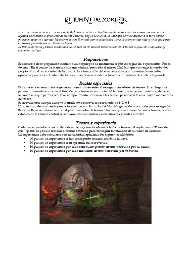 La Tumba de Mordak | PDF | Juego de azar