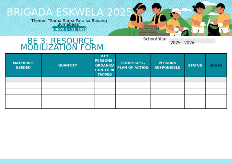 BE 3-Resource Mobilization | PDF