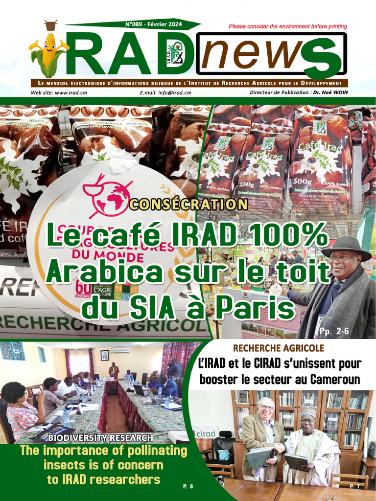 Café IRAD primé au Salon de Paris | PDF | Niger | Industrie alimentaire