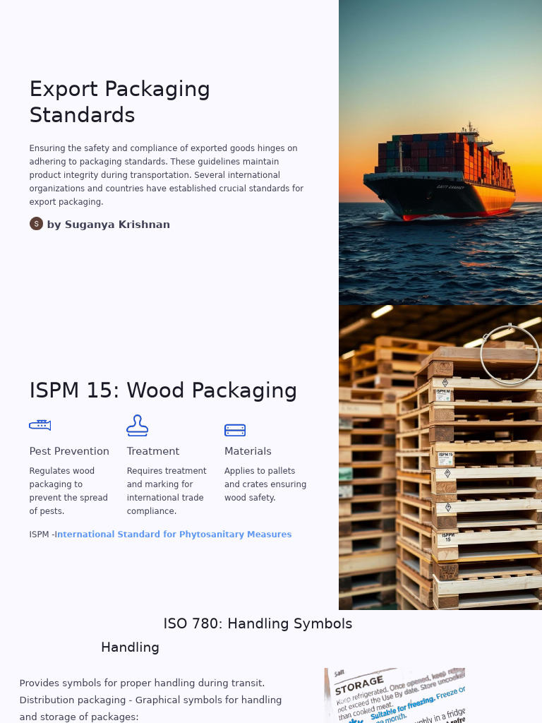 Export Packaging Standards | PDF | Regulatory Compliance