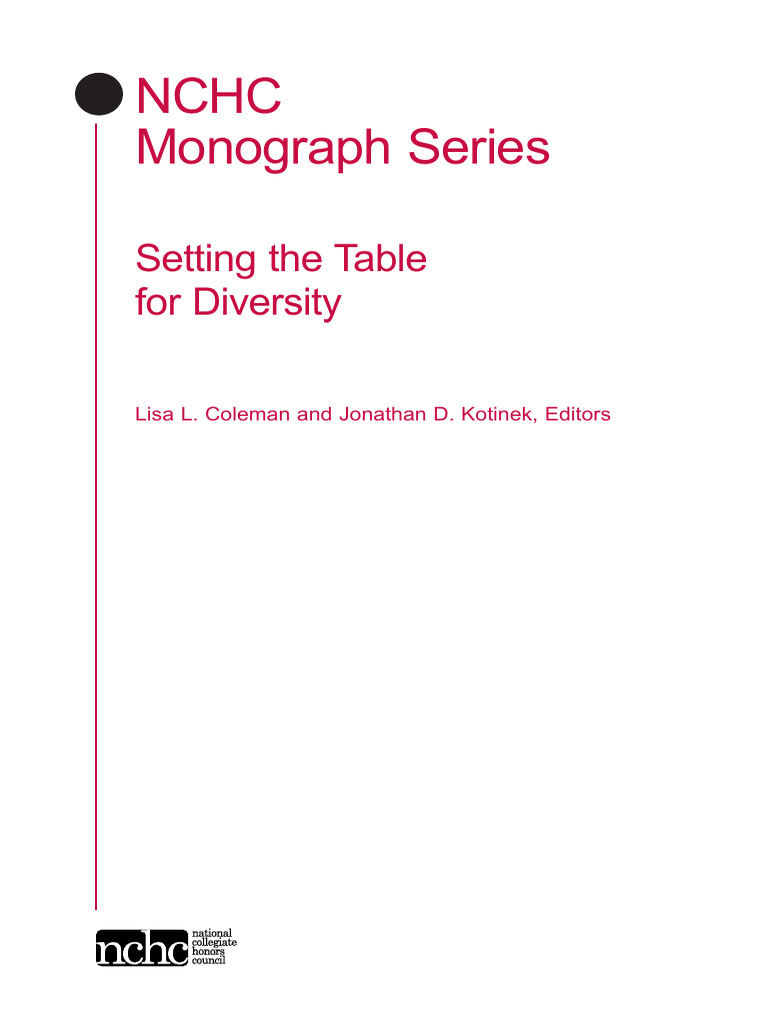 Diversity in Honors Education | PDF | Pedagogy | Curriculum