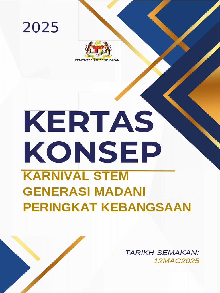 Kertas Konsep Karnival Stem Kebangsaan Generasi Madani Peringkat ...