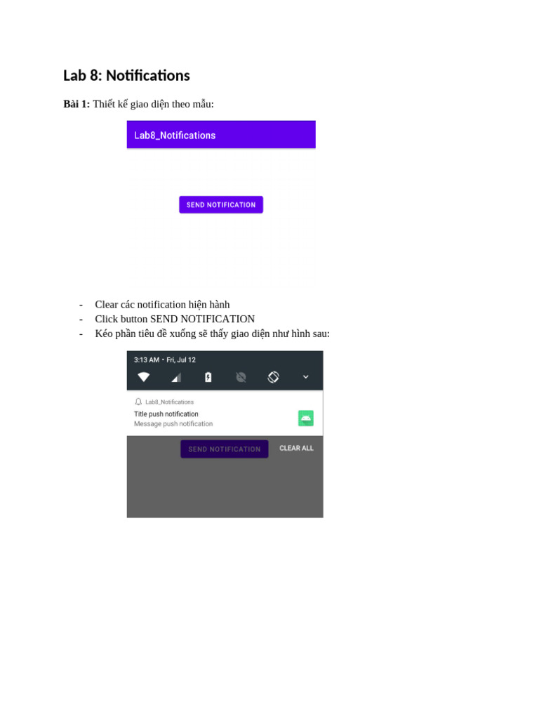 Lab 8 Notification | PDF