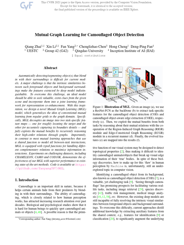 Mutual Graph Learning for Object Detection | PDF | Vertex (Graph Theory ...