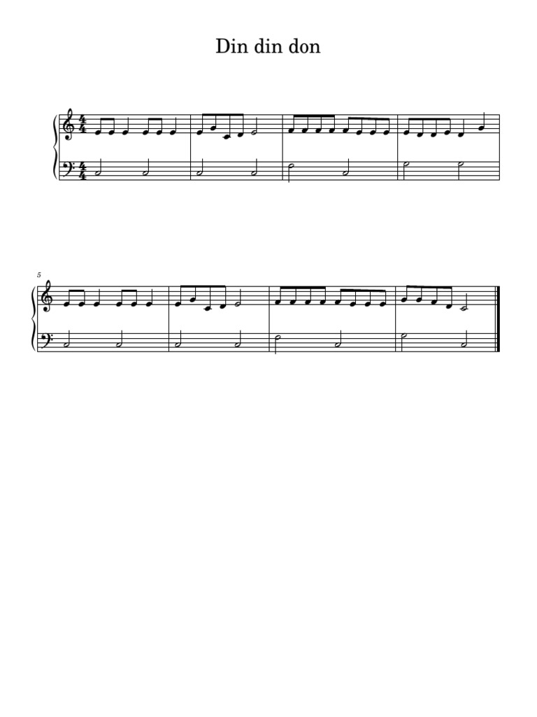 Din Din Don | PDF
