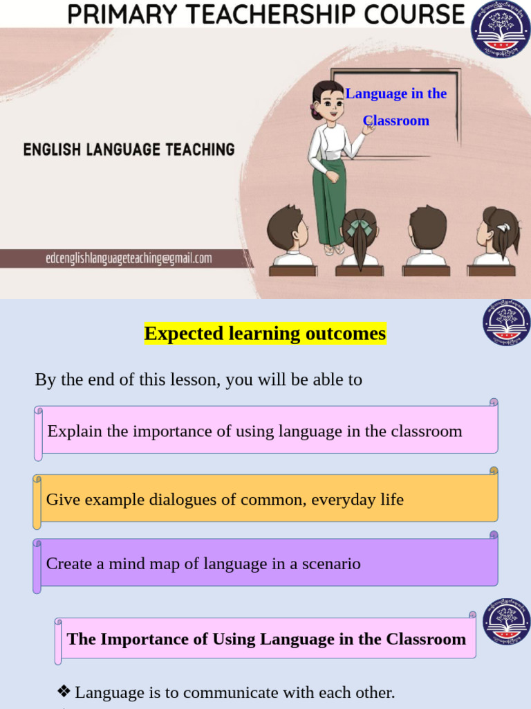 Classroom Language For Training | PDF | Learning | Classroom