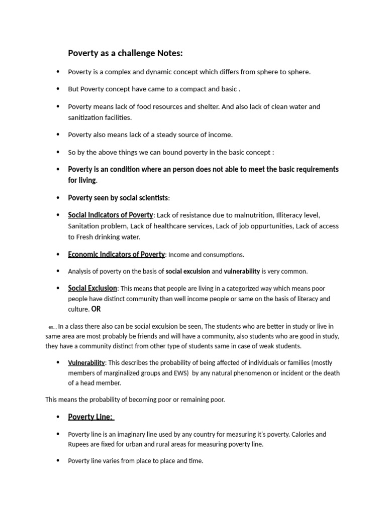 Understanding Poverty: Causes and Solutions | PDF | Poverty | Poverty ...